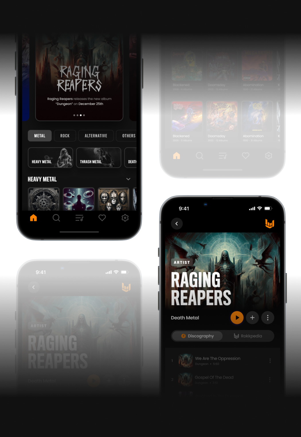 ROKK | The first streaming app dedicated to fans of ROKK & Metal
